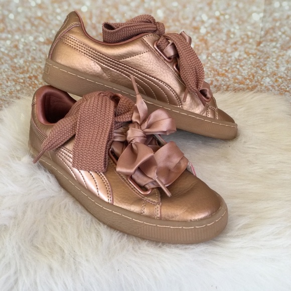 Puma | Shoes | Puma Rose Gold Sneakers | Poshmark